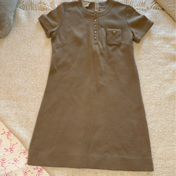 Jonathan Logan | Dresses | Vintage Tan Mod Shift Dress Medium | Poshmark